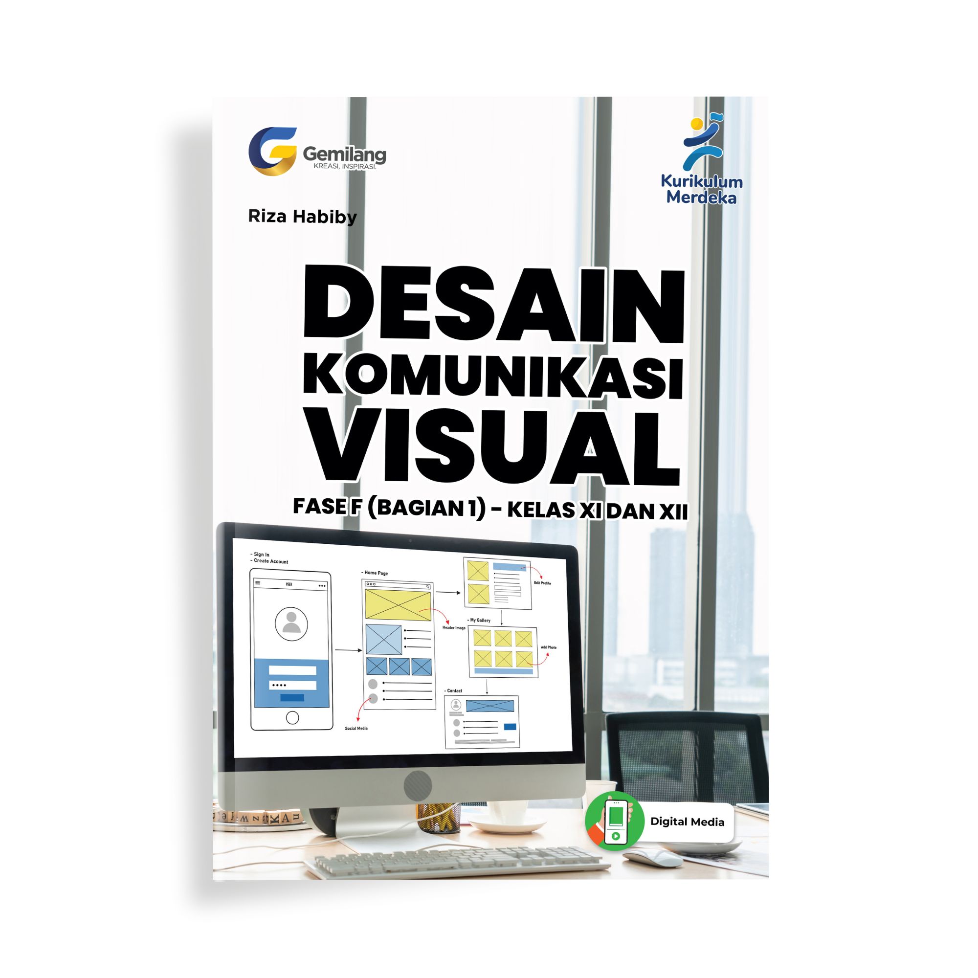 Penerbit Gemilang - Desain Komunikasi Visual Fase F (Bagian 1) Kelas XI dan XII